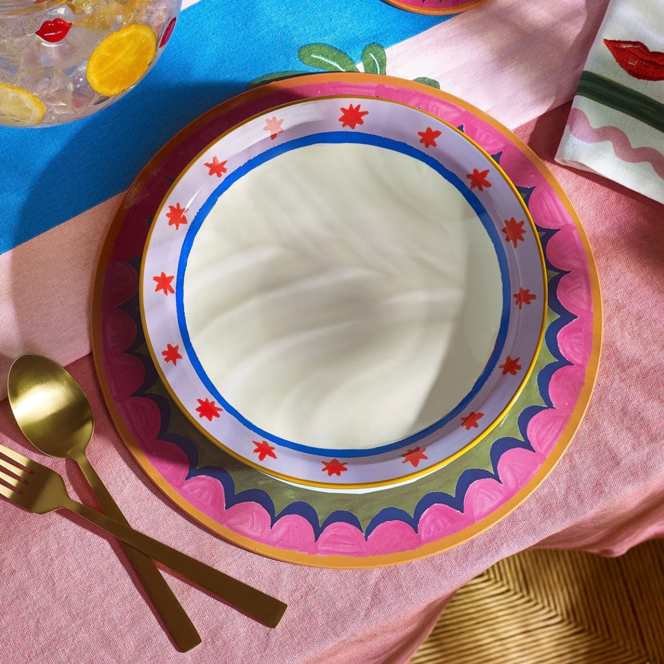 Red Star Deep Bowls | Set Of 4 | Inna Carton