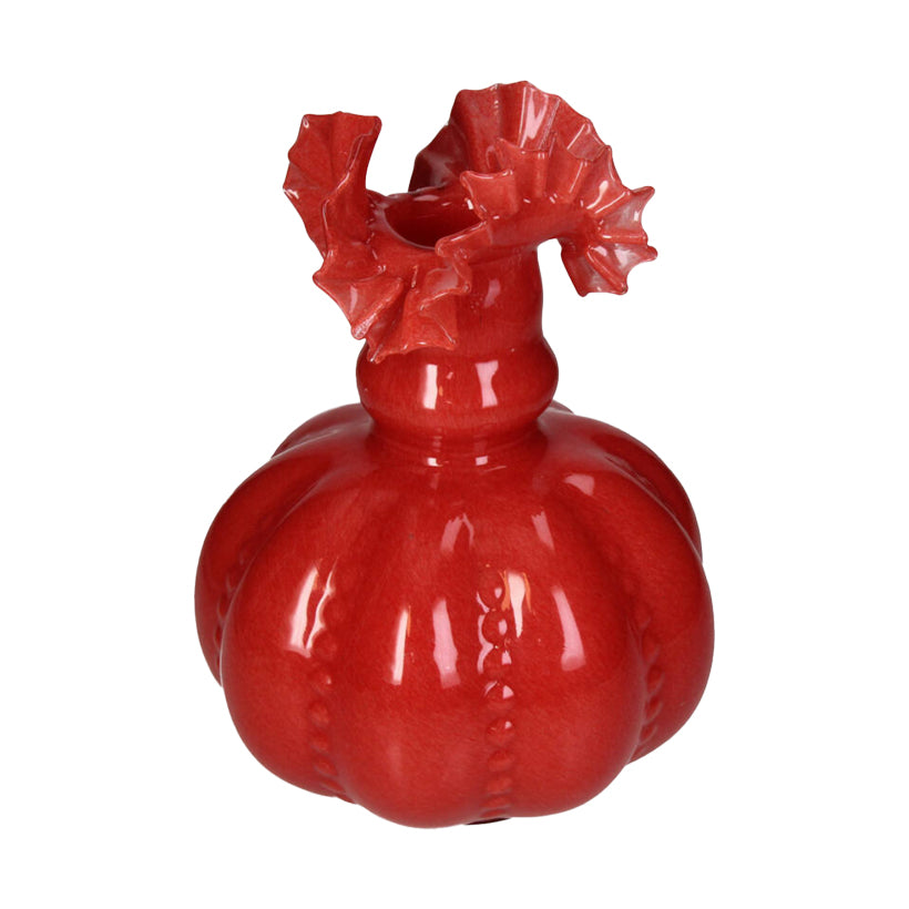 Ruffle Vase Gift | Red | Inna Carton